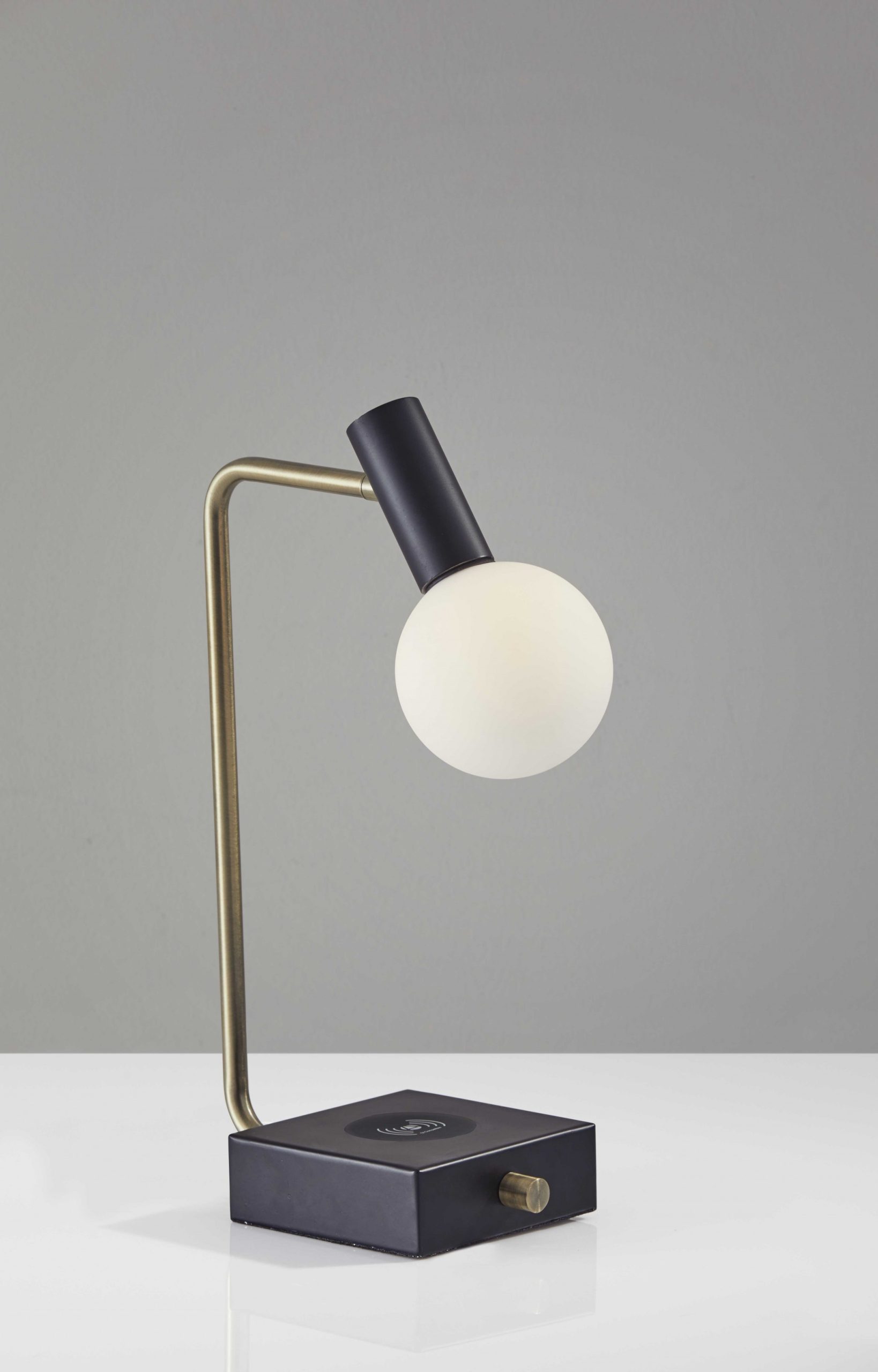 Retro White Globe LED Desk Lamp - HouseyMart.com | Online Home Decor to ...